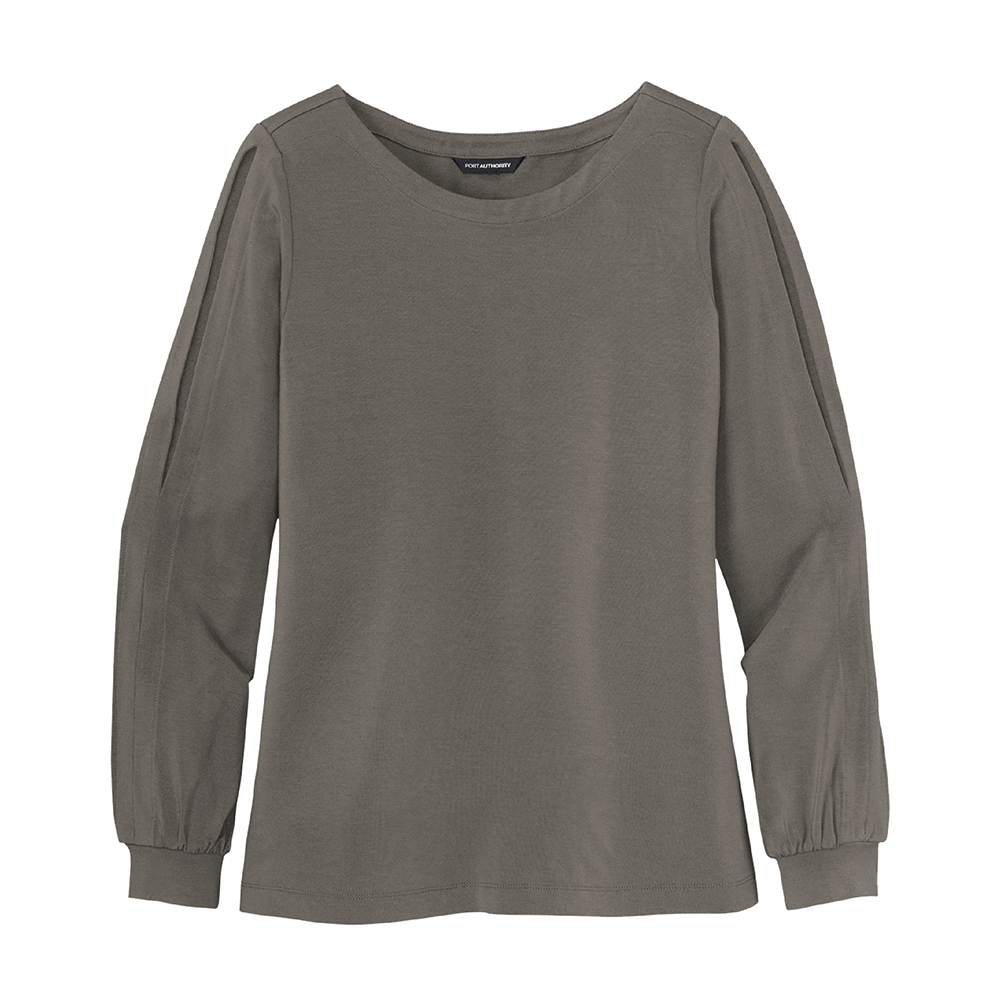 Port Authority ® Ladies Luxe Knit Jewel Neck Top – Oldcastle Infrastructure